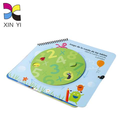 Full Color Kids Learning Spiral Book Factory2025 Exquisite Printing