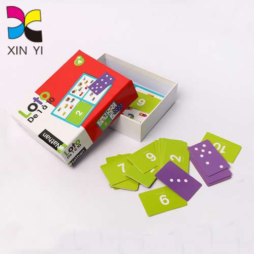 Custom Playing Cards for Kids learning cards with game boxes