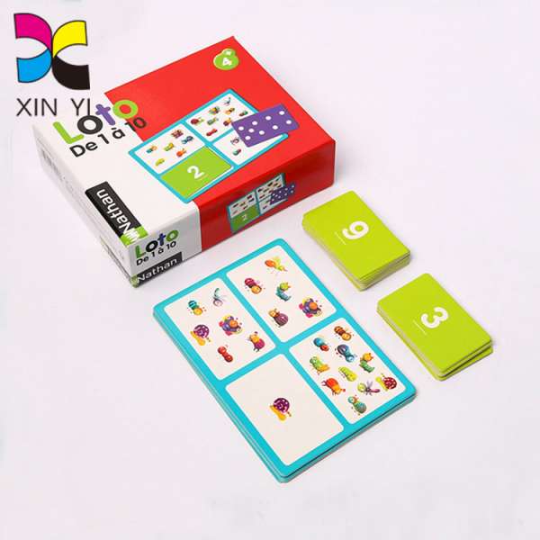 Custom Playing Cards for Kids learning cards with game boxes