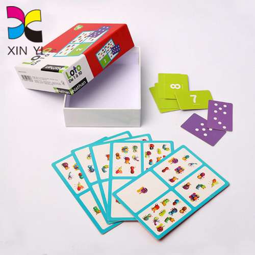 Custom Playing Cards for Kids learning cards with game boxes