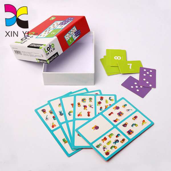 Custom Playing Cards for Kids learning cards with game boxes