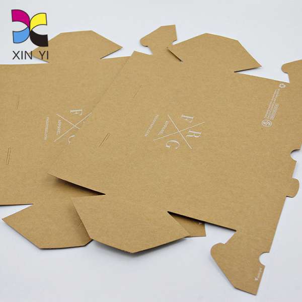 Gift Triangle Kraft Paper Box Custom Kraft Box Printing