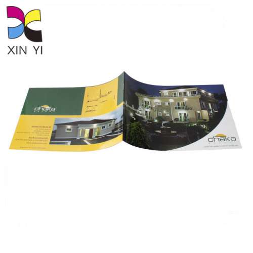 Custom Brochure Saddle Stitch Booklet High Quality Printing