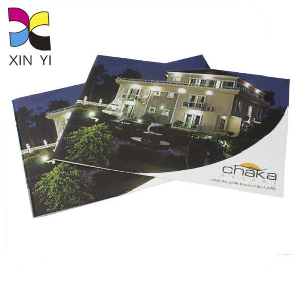 Custom Brochure Saddle Stitch Booklet High Quality Printing