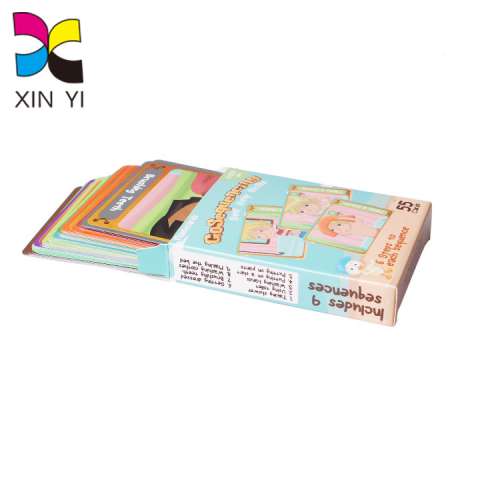 Custom printed flash card game high quality & cheap price