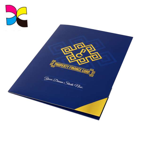 Custom Printed Folder Best Business Card Presentation Folder