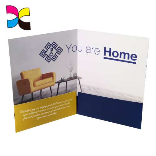 Custom Printed Folder Best Business Card Presentation Folder