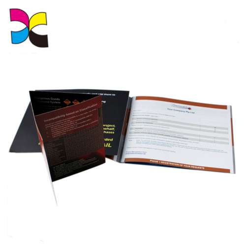 Custom Printed Picture Folding Brochure Quality Booklet Bulk