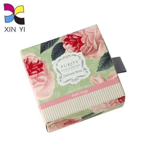 Personalized Sliding Box Bath Soap Packaging Design Printing