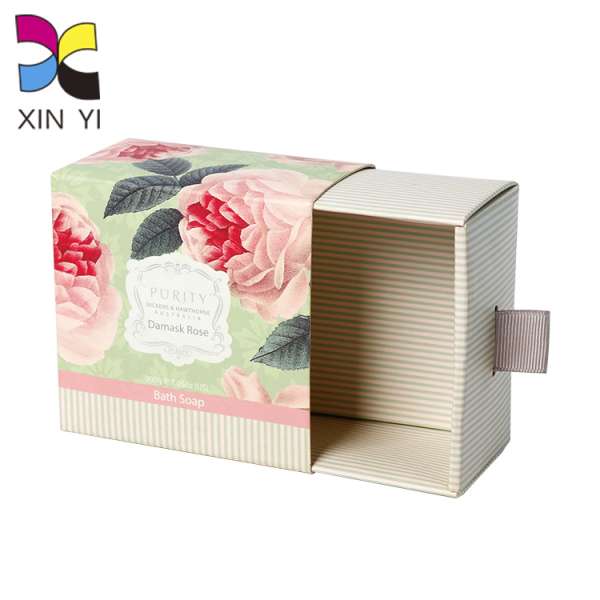 Personalized Sliding Box Bath Soap Packaging Design Printing
